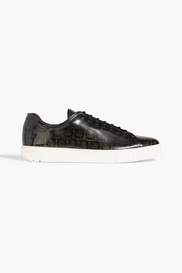 FERRAGAMO Cube Logo-print Sneakers