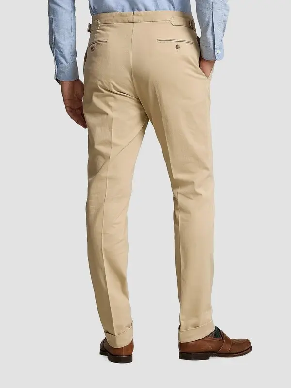 Polo Ralph Lauren Pleated Gart-dyed Trousers - Tan