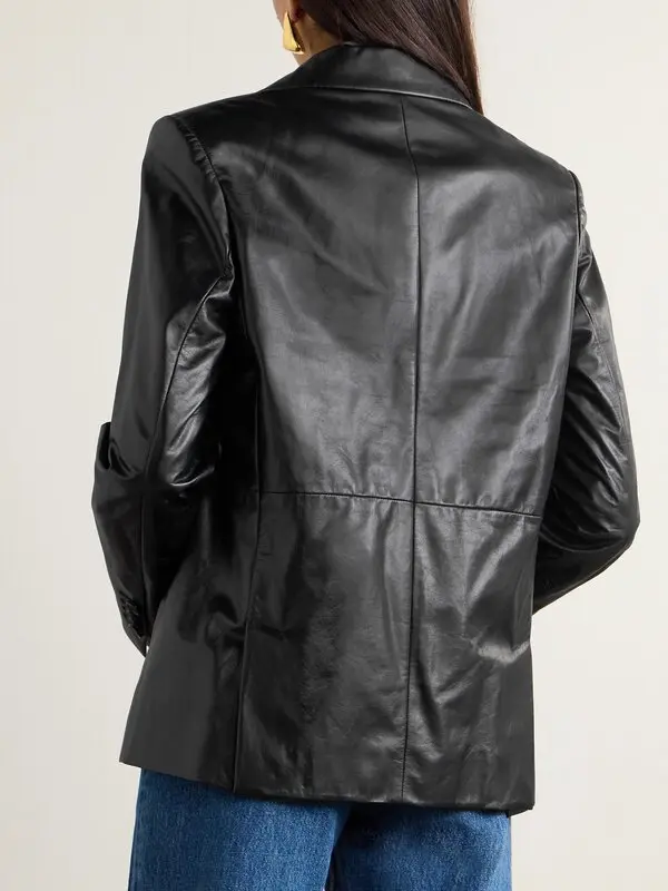 Bally Leather Blazer