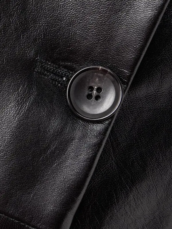Bally Leather Blazer