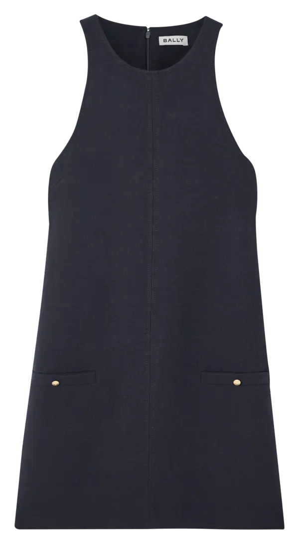 Bally Wool-tweed Mini Shift Dress