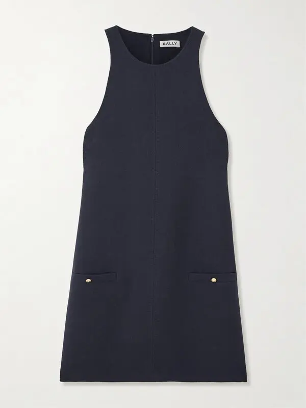 Bally Wool-tweed Mini Shift Dress