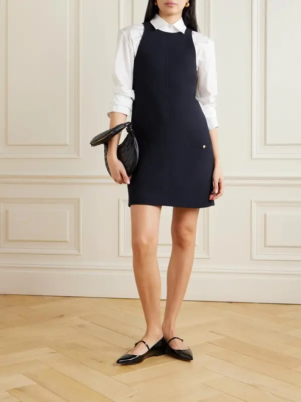 Bally Wool-tweed Mini Shift Dress