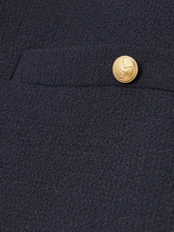 Bally Wool-tweed Mini Shift Dress