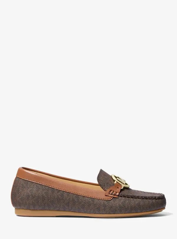 Michael Kors Fulton Signature Logo Moccasin - Brown