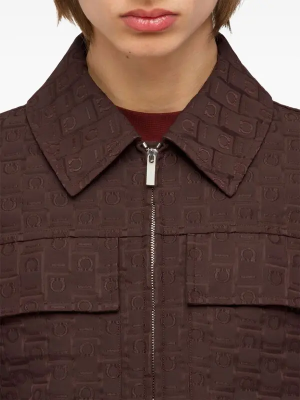 FERRAGAMO Monogram-pattern Jacket