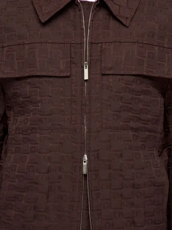 FERRAGAMO Monogram-pattern Jacket