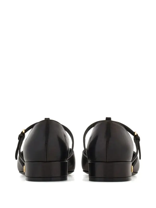 FERRAGAMO T-strap Ballet Pumps