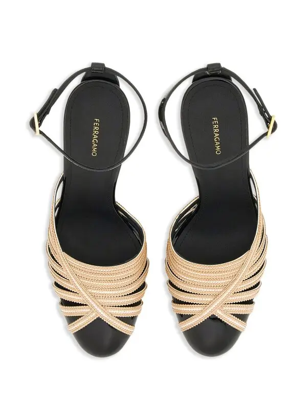 FERRAGAMO 95mm Strappy Pumps