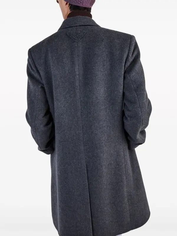 Prada Single-breasted Wool Coat