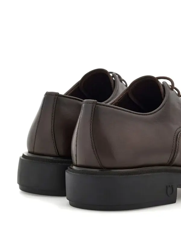 FERRAGAMO Toe-capped Leather Oxford Shoes