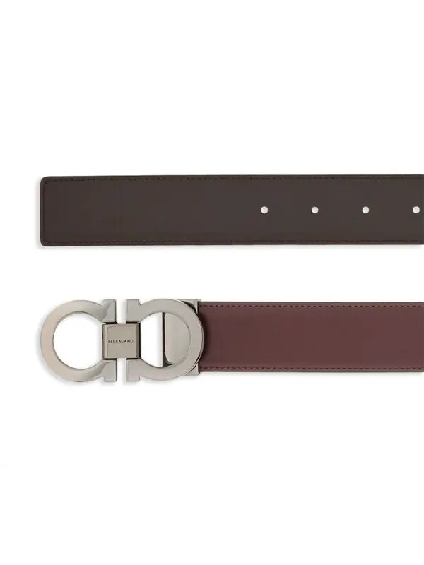 FERRAGAMO Gancini Reversible Leather Belt