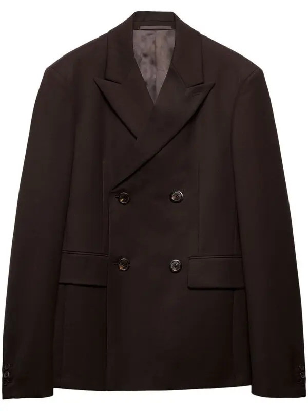 Prada Double-breasted Wool Jacket