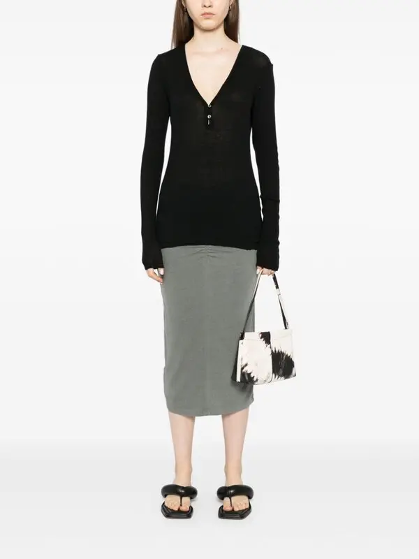 JAMES PERSE Brushed Jersey Skirt