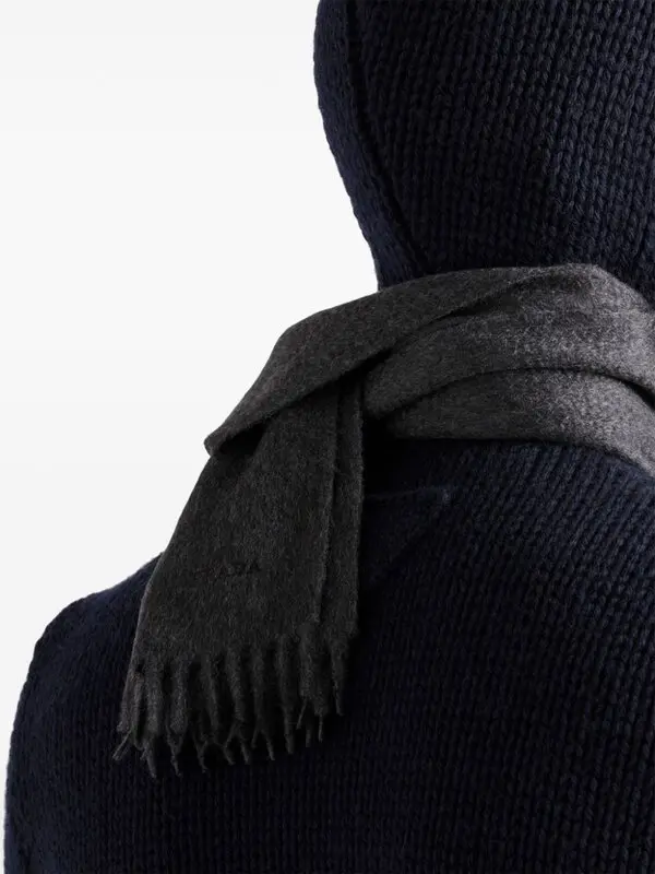 Prada Hooded Wool Jumper