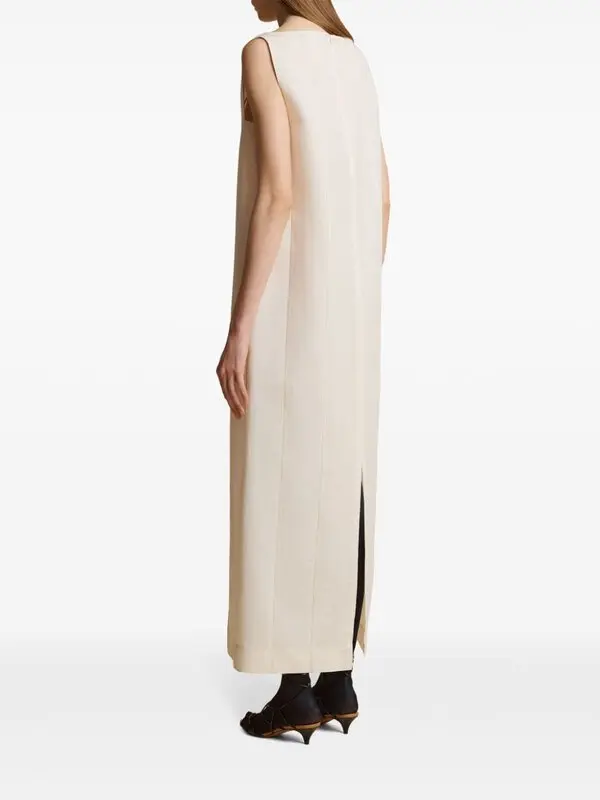 Khaite Boat-neck Cotton Dress