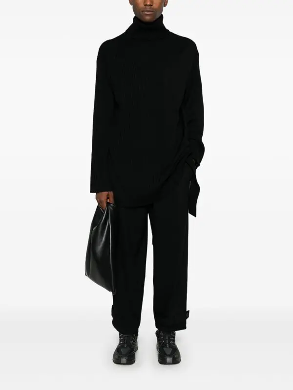 Yohji Yamamoto Ribbed Knit Sweater