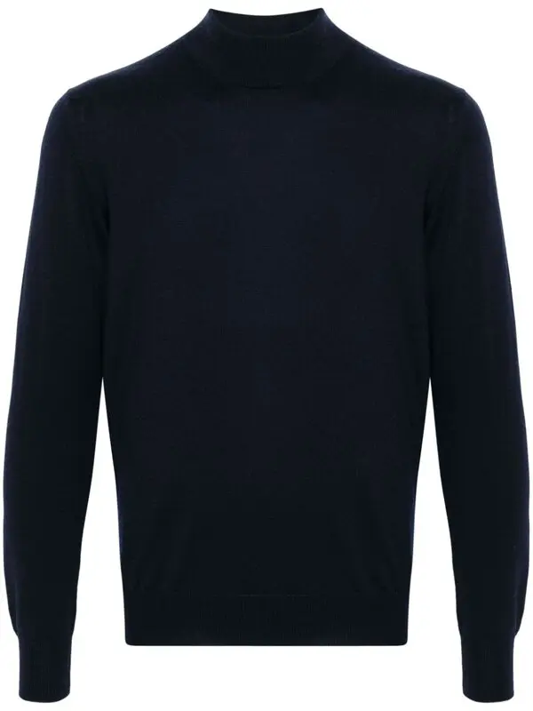 FILERIA Virgin Wool Sweater - Blue
