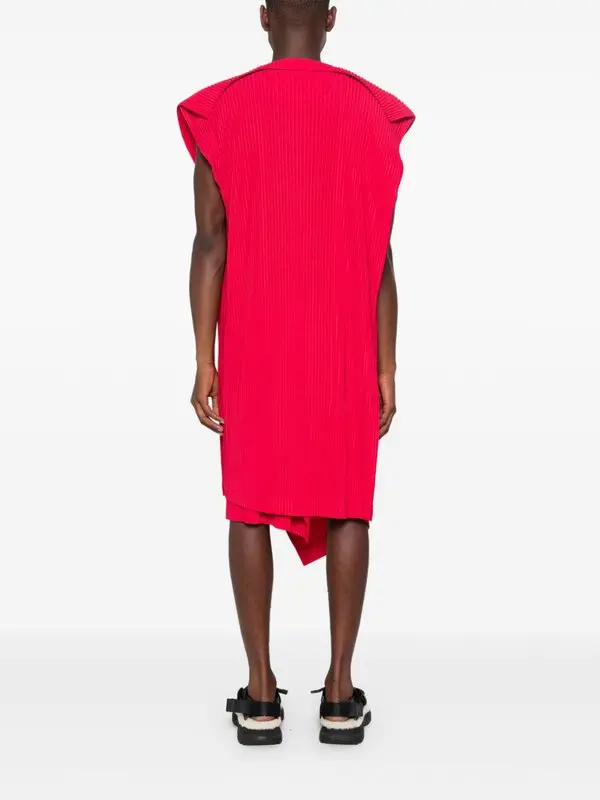 Issey Miyake Rectangle Plissé-effect T-shirt