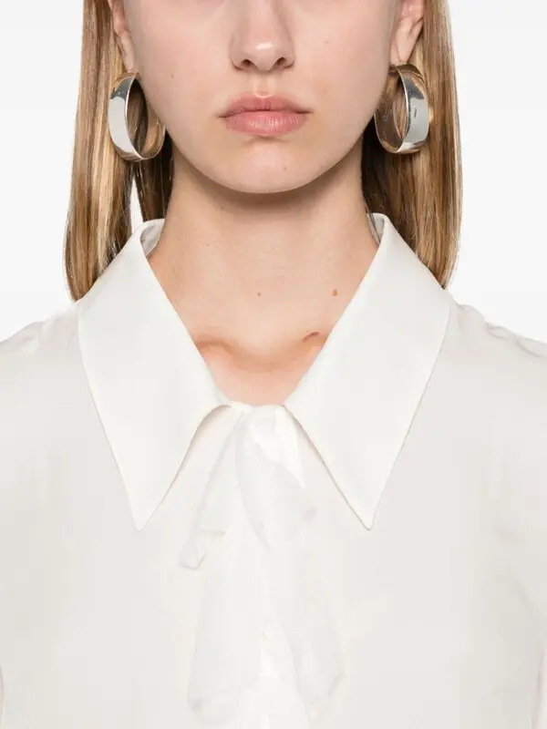 Khaite Luka Silk Georgette Shirt