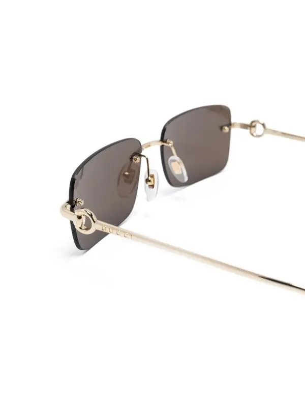 Gucci Rectangle-frame Sunglasses