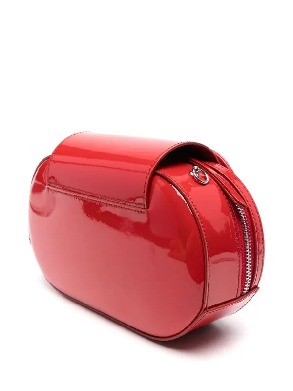 Vivienne Westwood Jonny Heart Flap Crossbody Bag - Red | Editorialist