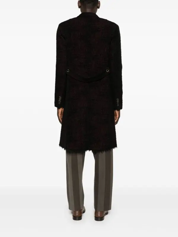 UMA WANG Frayed Mid-length Coat