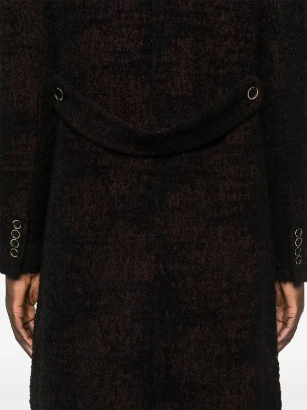 UMA WANG Frayed Mid-length Coat