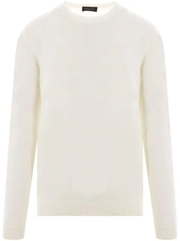 ROBERTO COLLINA Merino Wool Sweater - Neutrals