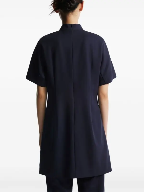 Shanghai Tang Sequin-embellished Embroidered Tunic Dress
