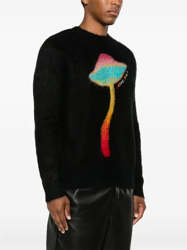 Casablanca Rainbow Mushroom Sweater