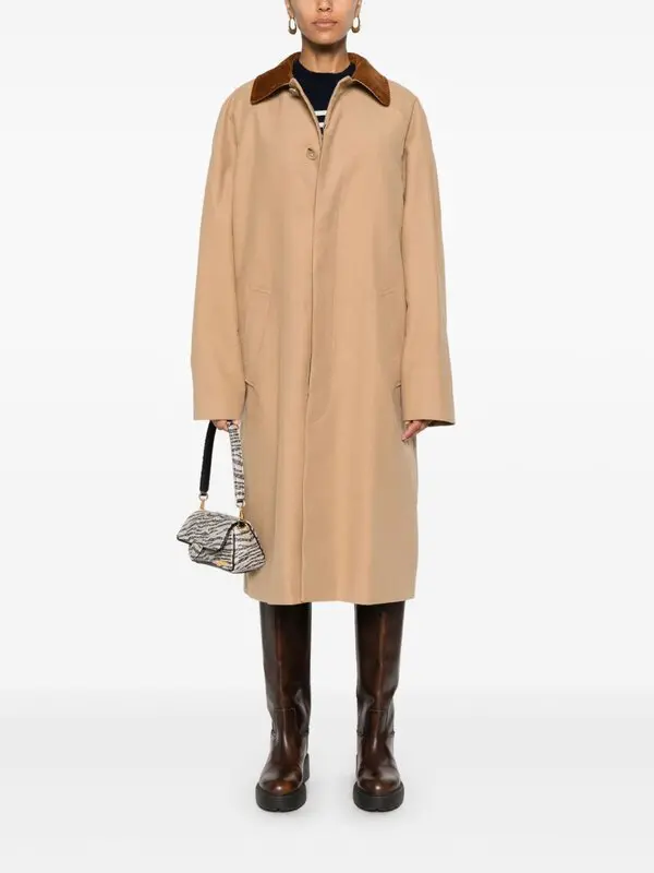 A.p.c. Corduroy Collar Coat