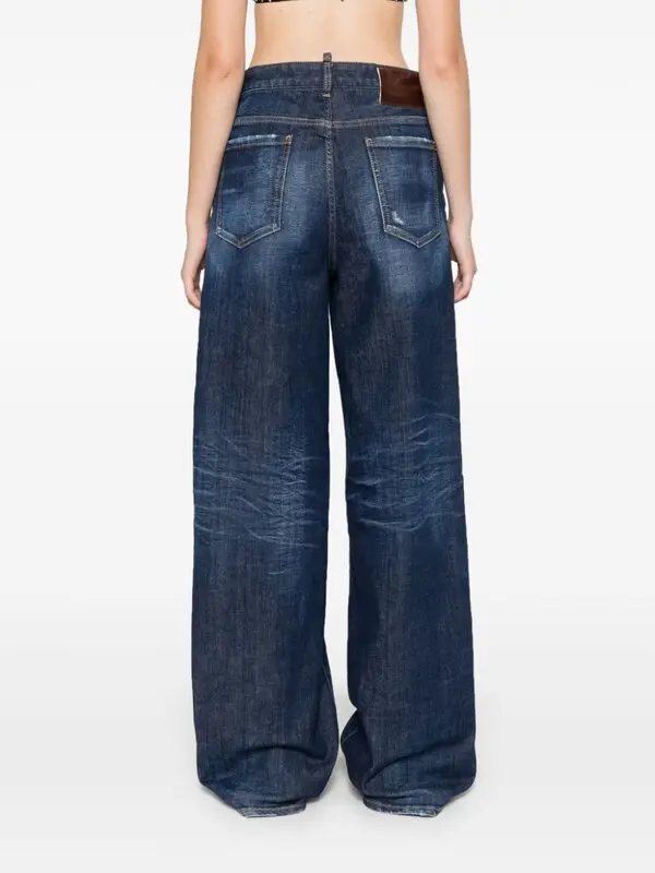 Dsquared2 Traveller Wide Leg Jeans