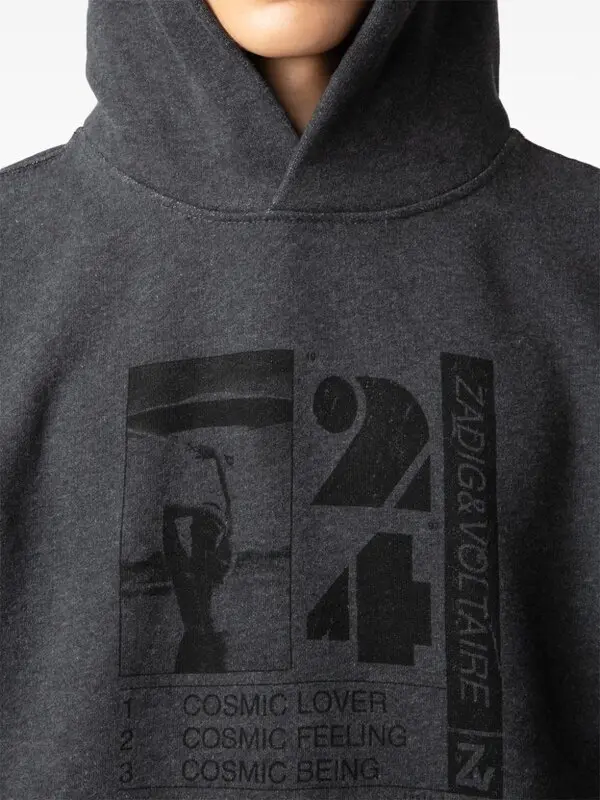 Zadig&Voltaire Sanchi Photoprint Hooded Sweatshirt