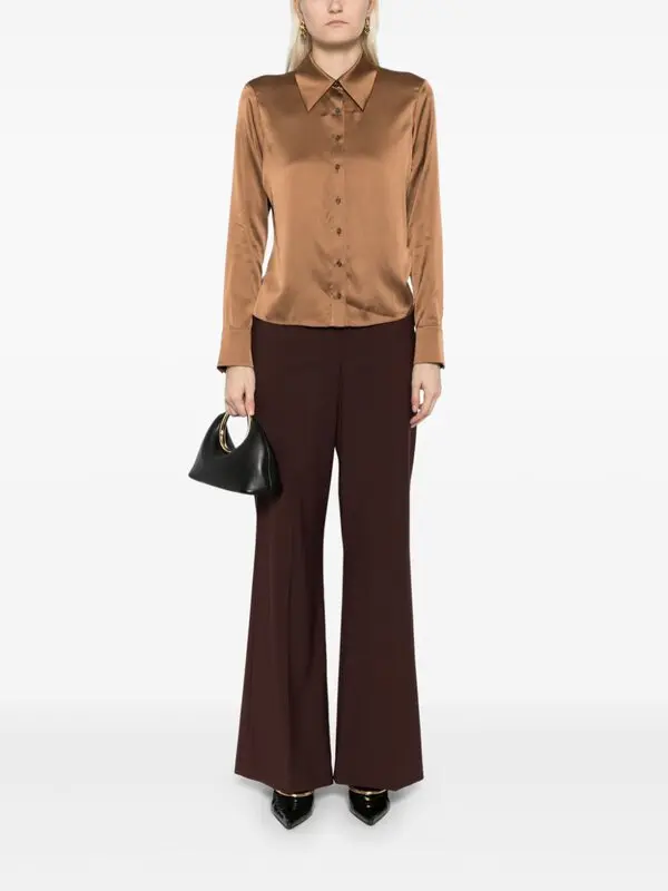 Alice + Olivia Willa Shirt - Brown