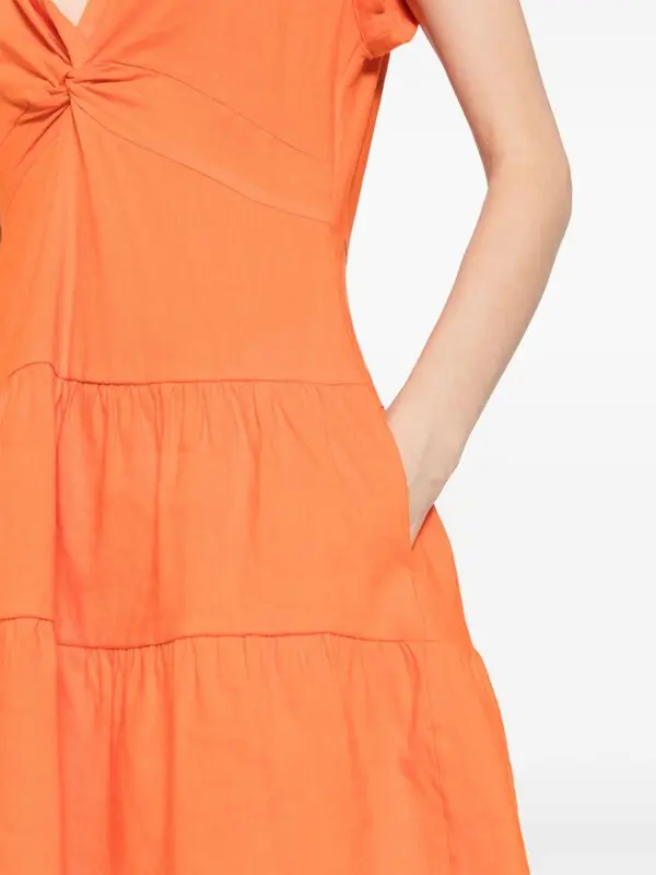 Alice + Olivia Mila Linen-blend Dress