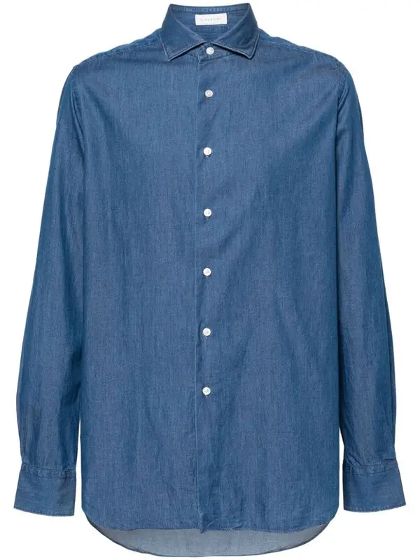 GLANSHIRT Long-sleeved Denim Shirt