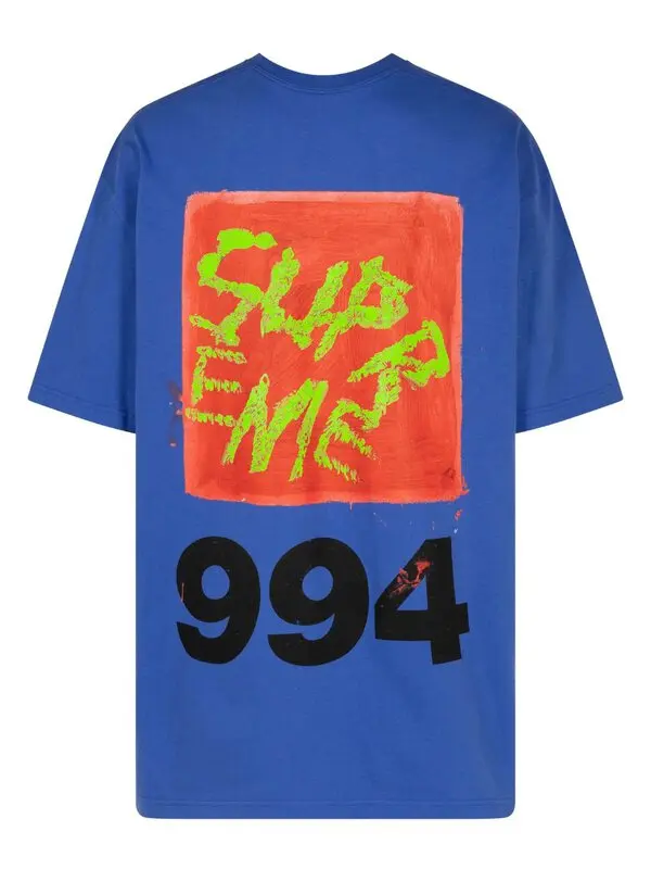 Supreme Paint T-shirt - Blue