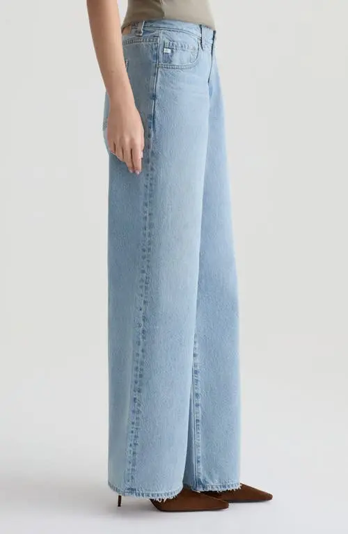 Ag Adria Low-rise Wide-leg Jeans - Soft Focus