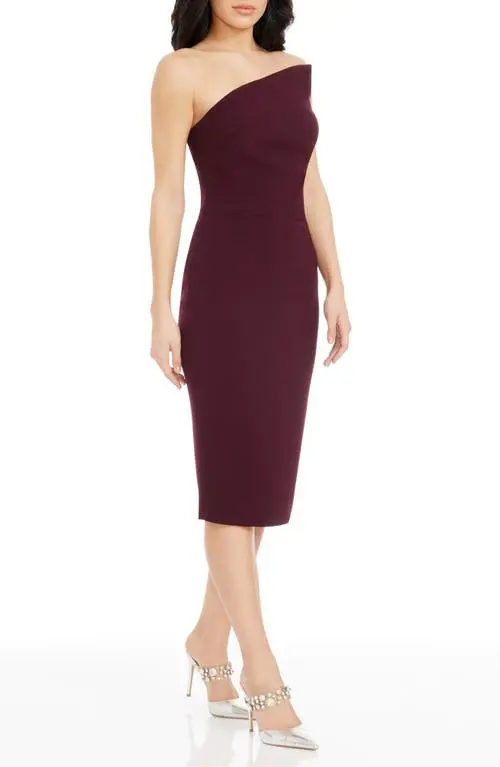 Dress The Population Milan Strapless Sheath Cocktail Dress