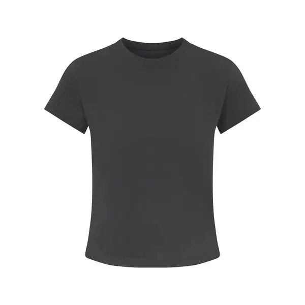 SKIMS Relaxed Tees Shrunken T-shirt - Ash