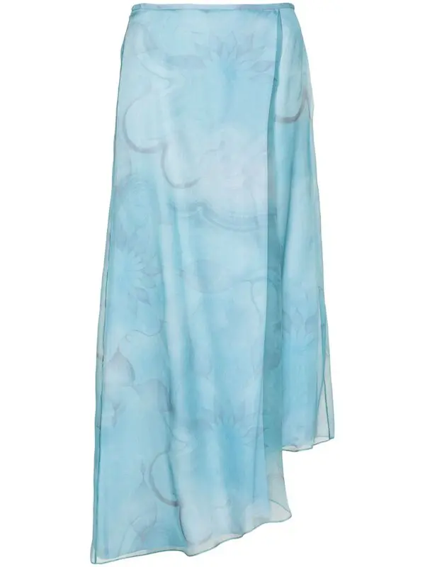 Giorgio Armani Floral-print Skirt