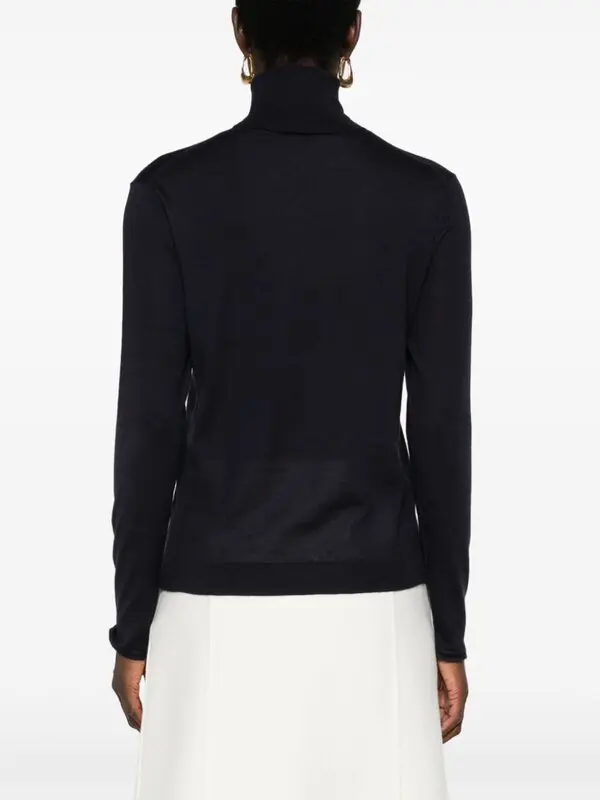 TOM FORD Fine-knit Turtleneck Sweater - Blue