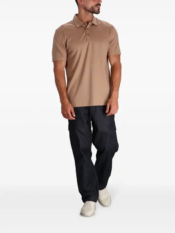 BOSS Cotton Polo Shirt - Brown