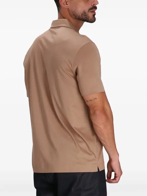 BOSS Cotton Polo Shirt - Brown