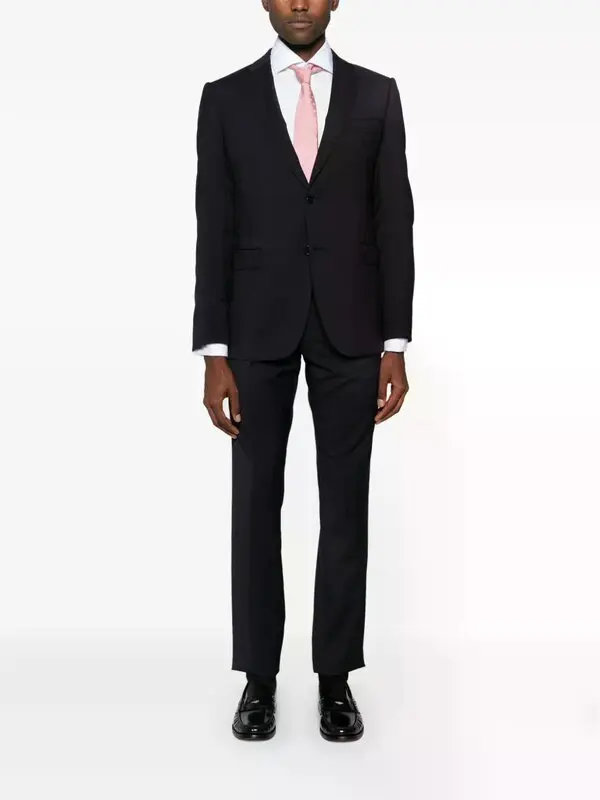 Emporio Armani Virgin-wool Suit - Blue