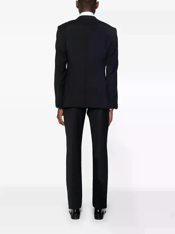 Emporio Armani Virgin-wool Suit - Blue