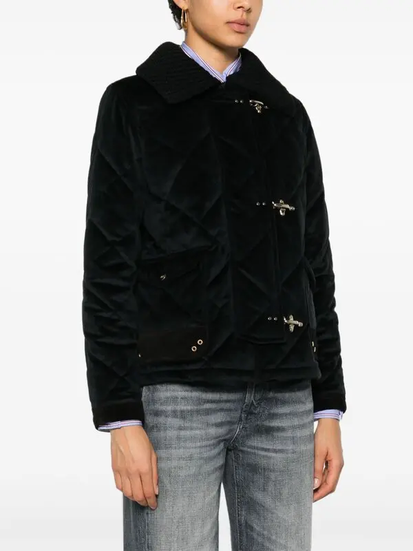 FAY 3 Ganci Quilted Jacket - Black