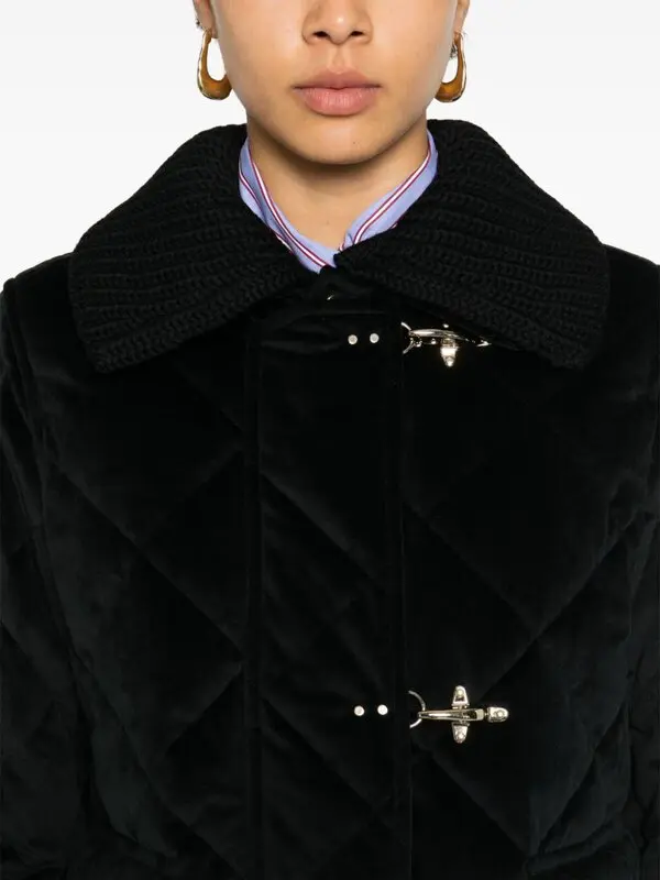 FAY 3 Ganci Quilted Jacket - Black