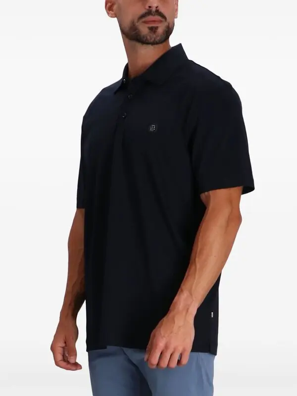 BOSS Logo-patch Polo Shirt - Blue